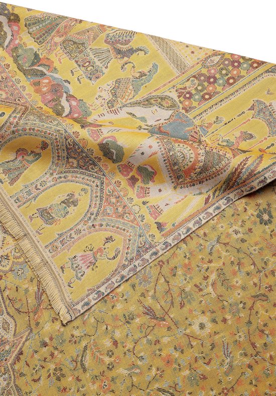 AVANT-GARDE PARIS Kashmiri Jamawar Sjaal - Multi 77 inch x 29.5 inch ...