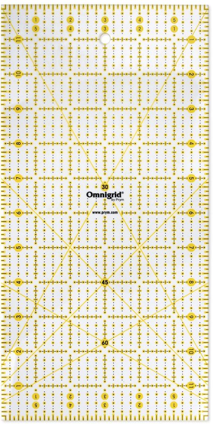 Omnigrid Quilt Liniaal 611643 - 12 x 6 inch | bol