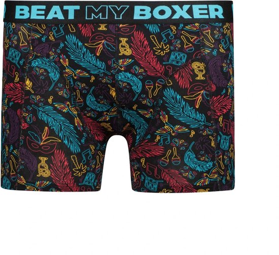 Beat my Boxer heren boxershorts 4 + 2 KADO - 6-pack - maat M | bol