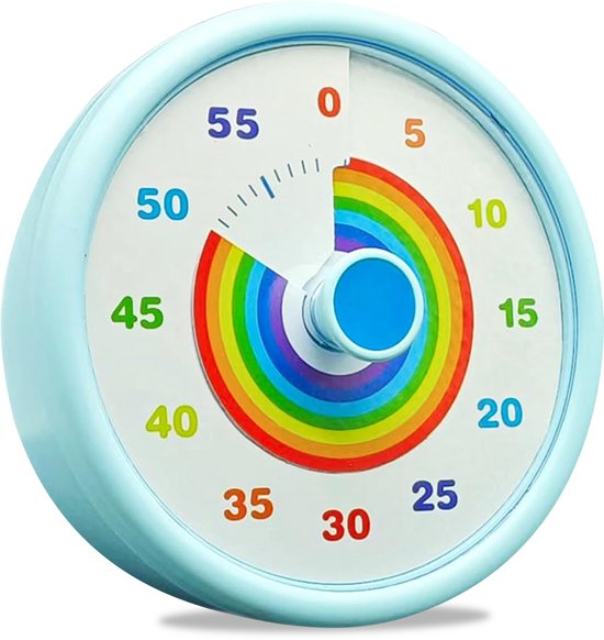 Visuele Timer voor Kinderen – 60 Minuten Aftelklok – Leerklok met ...