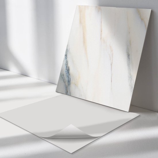 Wallfluent Vinyl Tegels - Elegant Marmerpatroon Vinyl Wandtegels - 20 ...