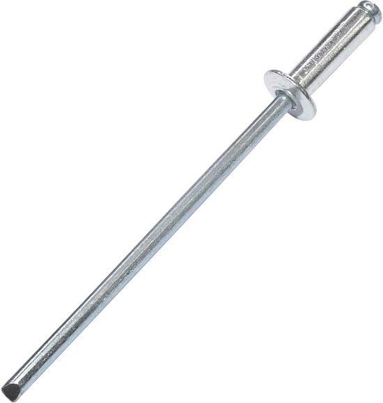 Set van 100 blindklinknagels Ã˜2.4x8mm Aluminium/ Staal - DIN 7337 A ...
