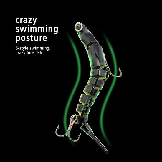 Levensecht Snoek Lokaas Kit 8,9 cm - Jointed Swimbait - Zoetwater ...