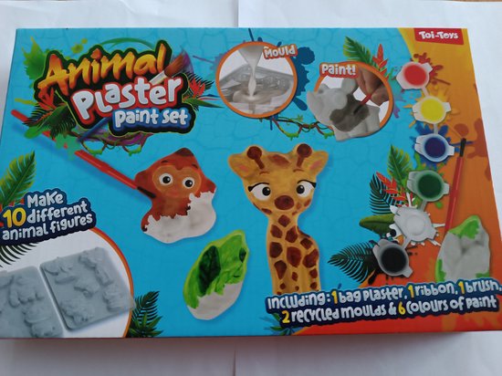Toi-Toys Wild life gips gieten set creatief speelgoed. | bol