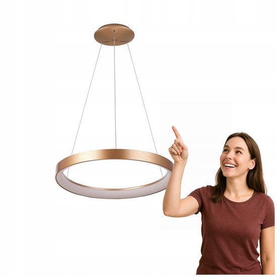 VICO LED Plafondlamp 38W Goud Modern 48cm - Instelbare kleurtemperatuur ...
