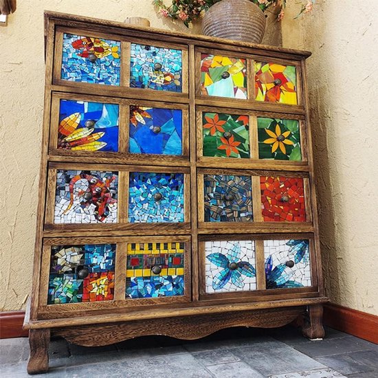 Mozaïek Tegels 400g - Glas Stukken voor Woondecoratie Kunst Ambachten ...