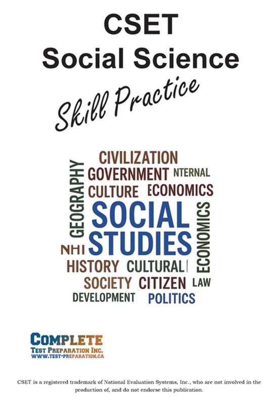 CSET Social Science Skill Practice, Complete Test Preparation Inc ...