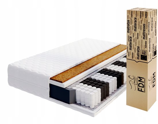 FDM FAMILY 200x200 Pocketvering Matras met Kokos | bol