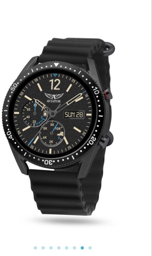 Aviator Smartwatch F Serie AVSW9516, Verwisselbare Band, voor heren. | bol