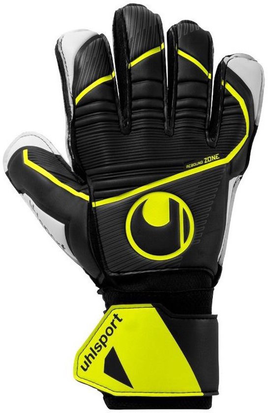 Uhlsport Soft Flex Frame JR Black Fluo Yellow Keepershandschoenen ...