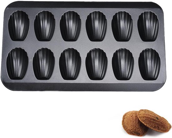 Silicone Madeleine Baking Mould - Madeleine Bakeware - Mould voor het ...
