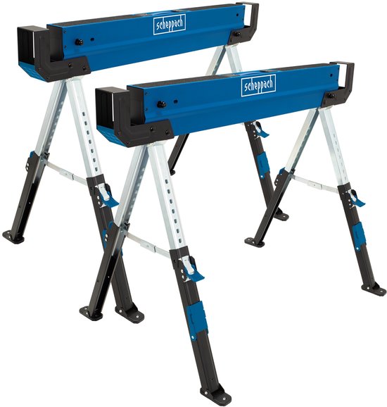 Scheppach Schragen MWB600 - 1200kg totale draaglast - 2 stuks stalen ...