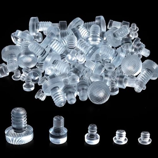 Rubberen Noppen voor Glasplaten - 100 Stuks, Meubelbuffers en ...