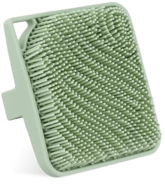 Zachte Siliconen Doucheborstel voor Exfoliatie - Handheld Scrubber voor ...