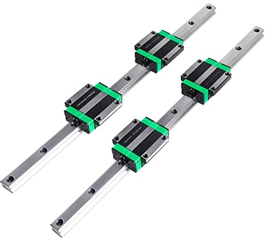 Lineaire geleiding 1000 mm met 4 HGW20CC glijblokken voor ...