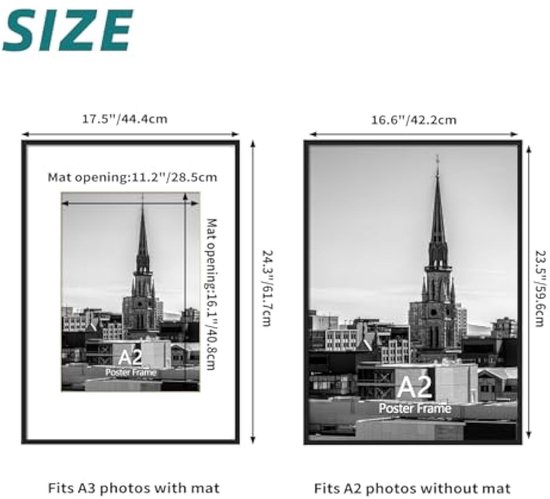 1 stuk Fotolijst – voor muur en tafel, geschikt voor gebruik in ...