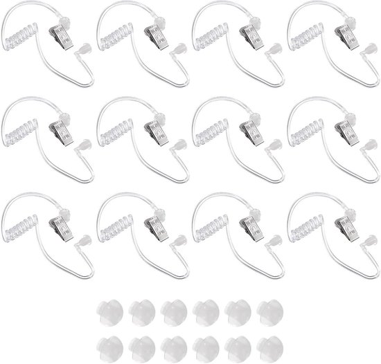 Oorstuk geheimagent hoofdtelefoon kostuum steun met vervangende ...