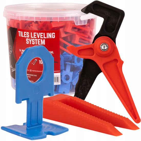 Olejnik Tegels nivellingsysteem: Clips 2mm, 100 Keil, Tang | bol