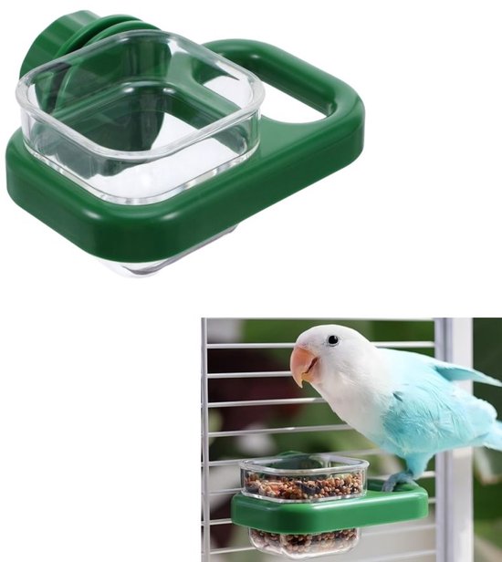 1stuk，Voederbak voor vogelkooien, voederbak voor papegaaien en ...