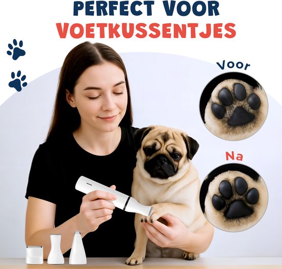 JC Pets Hondentondeuse & 3-in-1 Grooming Set – Draadloze Dieren ...
