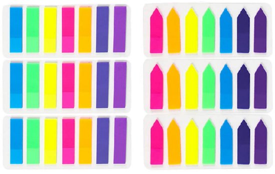 Plaklabels - 12,6*5,3 cm - 6 stucks - Totaal 840 pagina's - Kleine ...