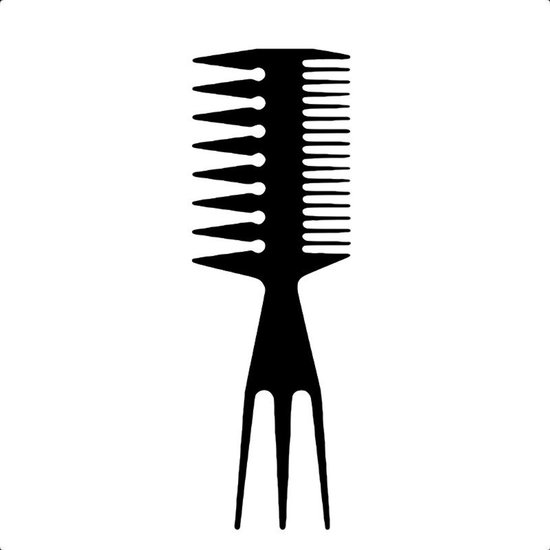 Jonyx - 3-in-1 kam - 3 way kam - Kapperskam - Afro kam - Haar stylen ...