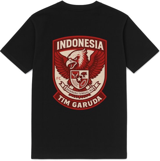 FC Eleven Indonesië Tim Garuda T-Shirt – Zwart | bol