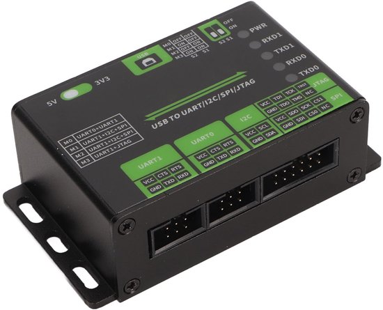 USB to UART I2C SPI JTAG Converter, Supports Multiple Interfaces 3.3V ...