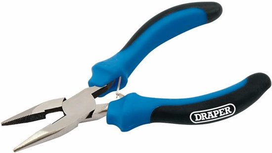 Mini tang met lange neus en zachte grip 125 mm | bol