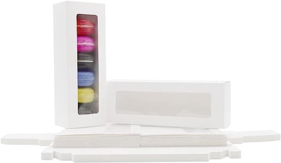 Allecto plus - Macarondozen, 25-Delige Verpakking voor Koekjes met ...