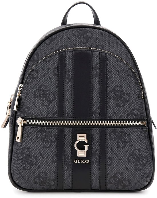 GUESS vrijetijdsrugzak rugzak Erenia Backpack Coal Logo donkergrijs | bol