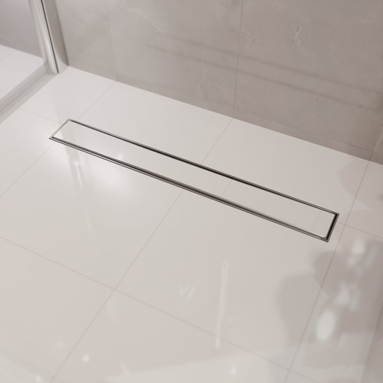 Lomazoo Douchegoot Nilo 80 Cm - Geborsteld Rvs | bol