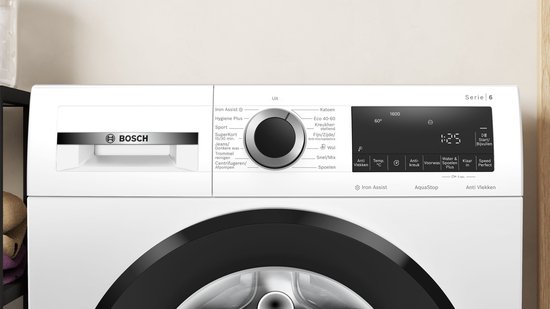 Bosch WGG246ZCNL - Serie 6 - Wasmachine - Wasmachine met stoom - 1600 ...