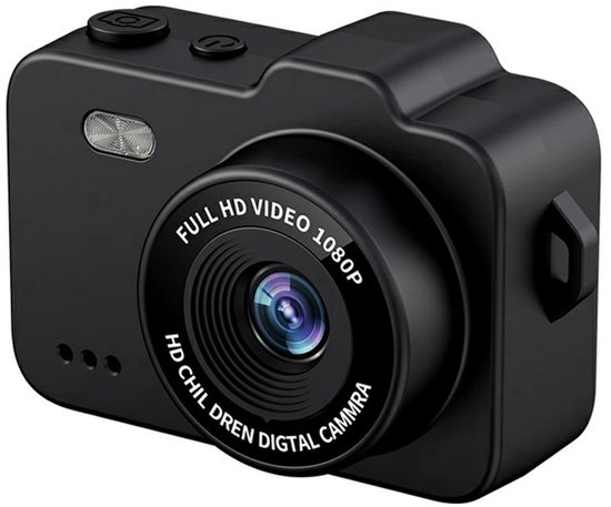 Cacious Retro Mini Digitale Camera | HD Foto en Video | Met Kleurendisplay en Flits | bol