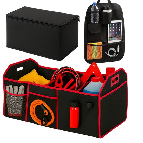 Lomera Auto Opbergset - 3-delige Opbergset - Kofferbak Organizer ...