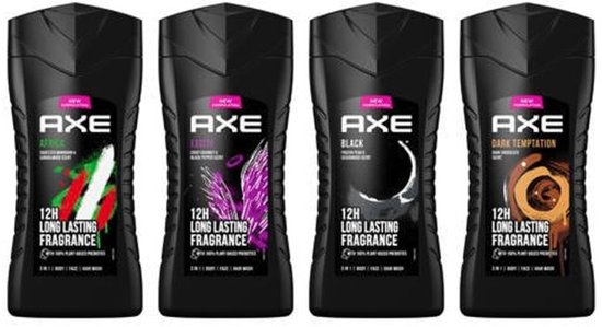 AXE Fine Fragrance Collection Mixset - Douchegel - 4 x 225 ml ...