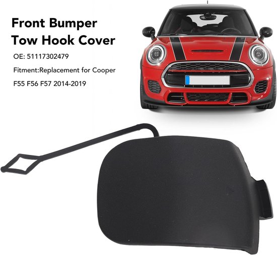 Front Bumper Tow Bar Cover - F55 F56 F57 2014-2019 - OE 51117302479 ...