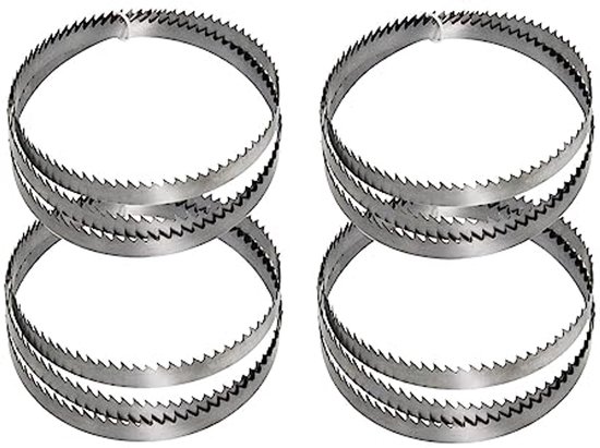 Bandzaagblad 1400mm x 6,35mm x 0,35mm - 4 Stuks voor 8-inch Bandzaag (6 ...