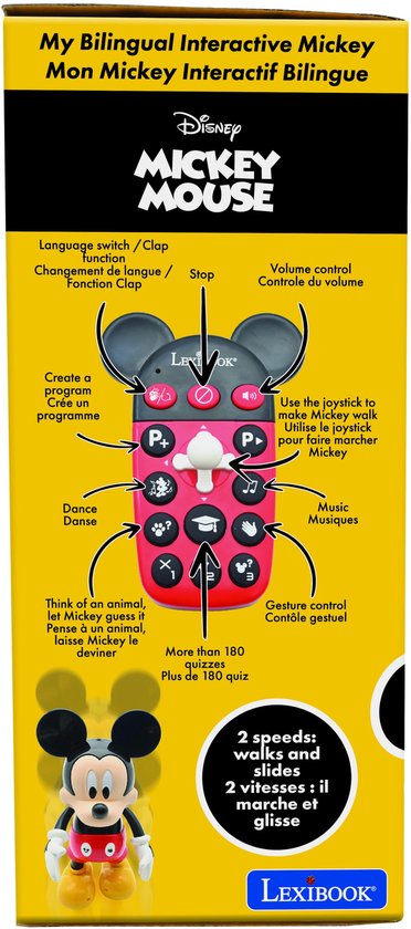 Mickey Mouse Interactive en Educatieve Robot met Licht en Geluid EN/FR ...