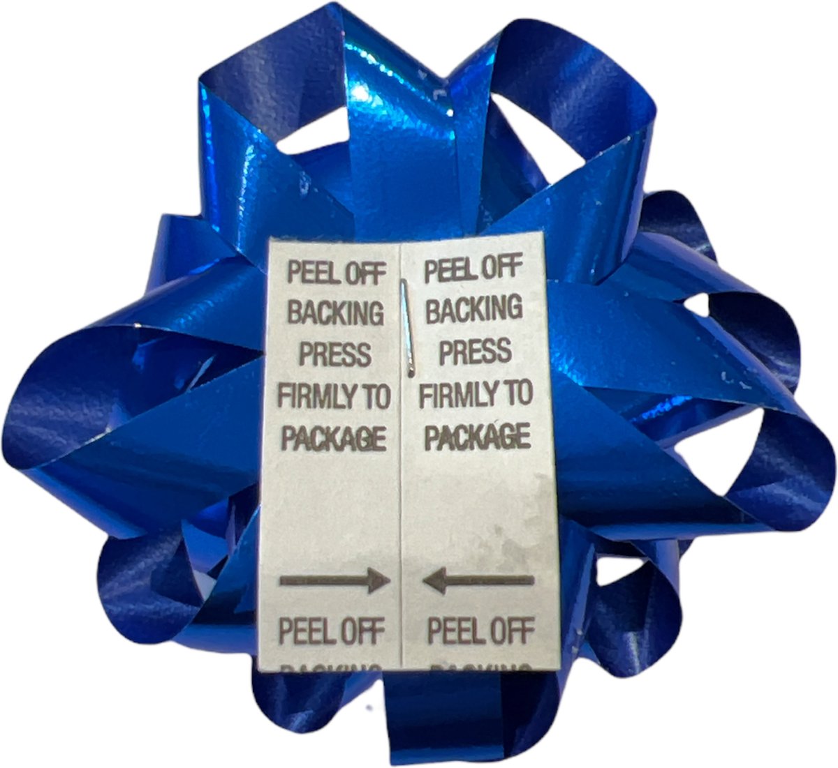Cadeau Strik Doorsnee 7 cm met plakker 24 stuks - Blauw | bol.