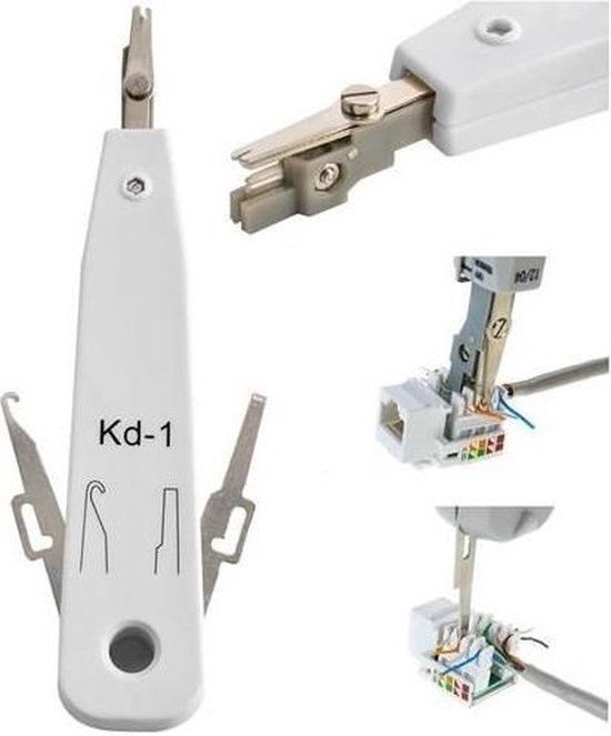 LSA Tang - LSA Montagetang Met Schaar Voor UTP RJ45 - RJ11 - Cat5 ...