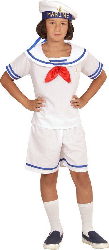 "Retro matrozen kostuum voor meisjes - Verkleedkleding - 128-140" | bol