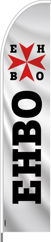 Beachflag - EHBO - Vlag + Hengelsysteem + Draagtas - Actievlag.nl | bol