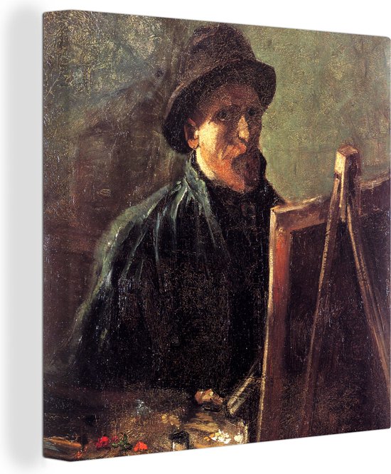 Tableau sur toile Autoportrait en peintre - Peinture de Vincent van ...