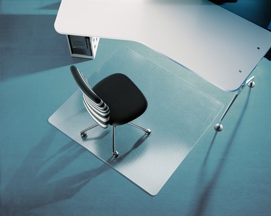 Vloermat Stoelmat voor zachte vloeren 110 x 120 cm | bol