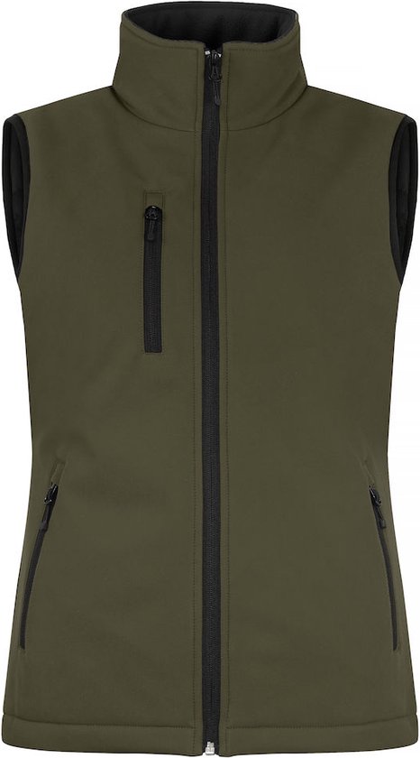 Clique Padded Softshell Vest Women 020959 - Mistgroen - XS | bol
