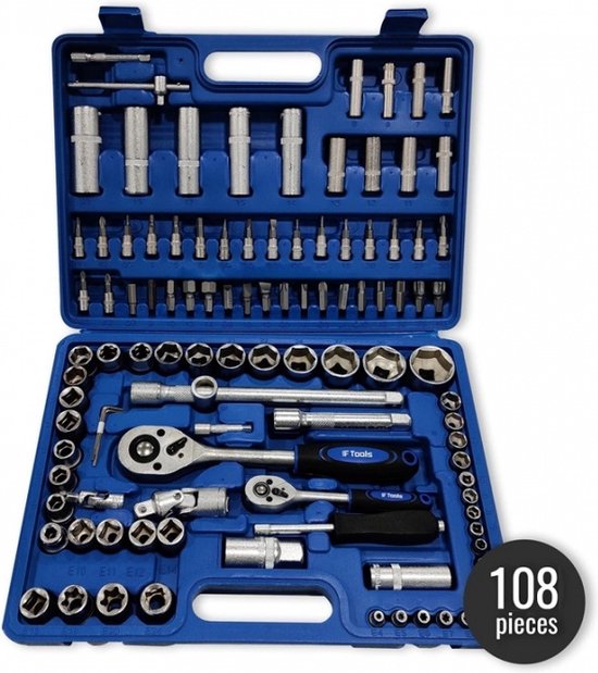 F Tools Dopsleutel Set 108 | bol.com
