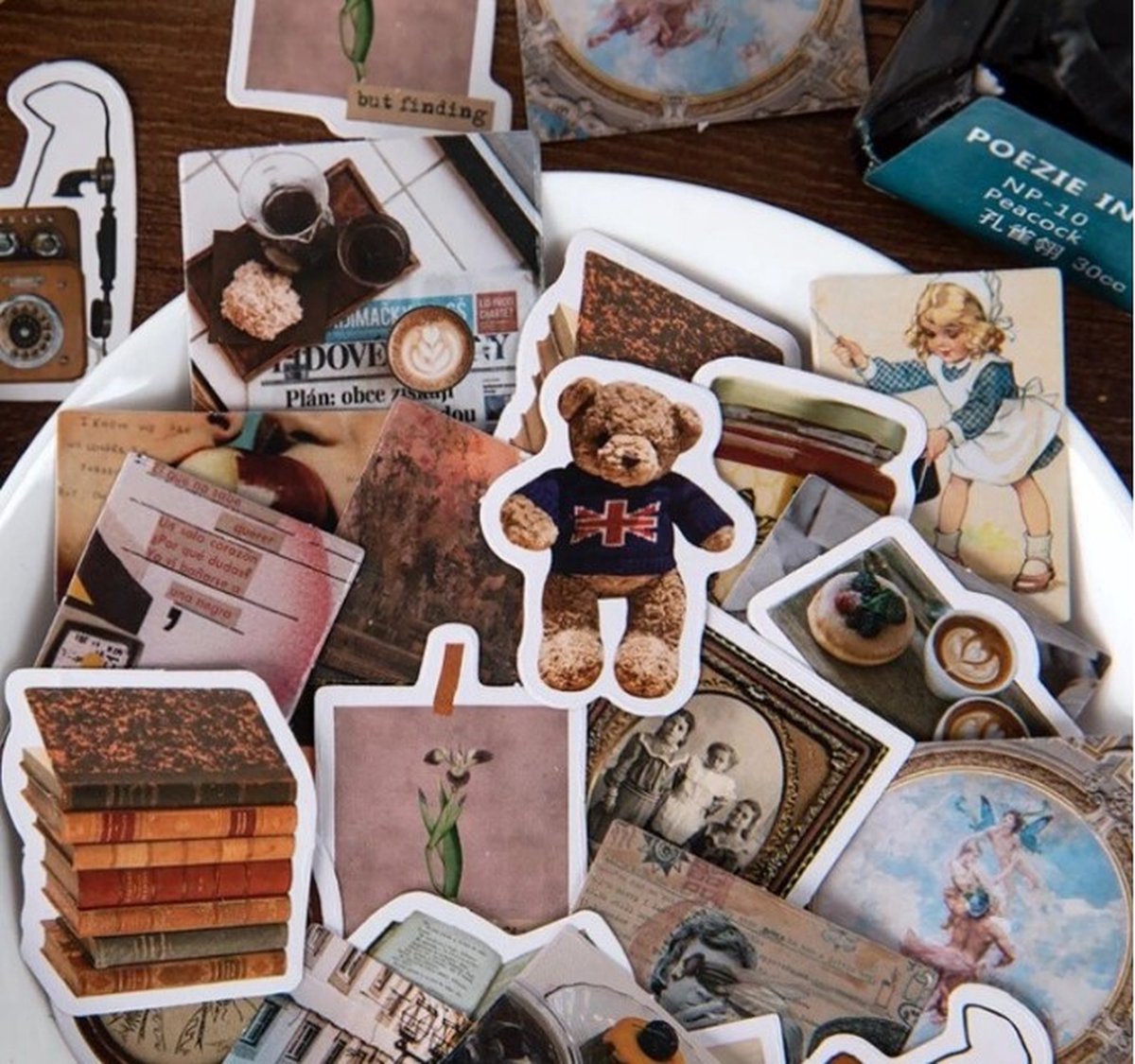 46 Stickers Jaren Zestig - Thema Retro Stickers, Oude Plaatjes - C075 ...