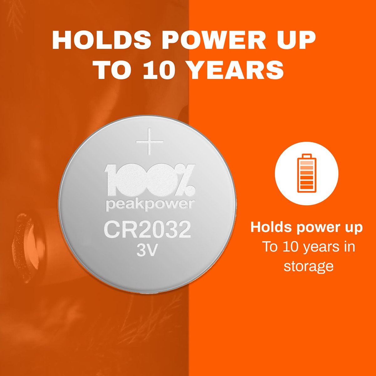 Lithium CR2032 - batterijen CR2032 - 3V knoopcel batterij - 20 stuks - 100% Peak Power | bol.com