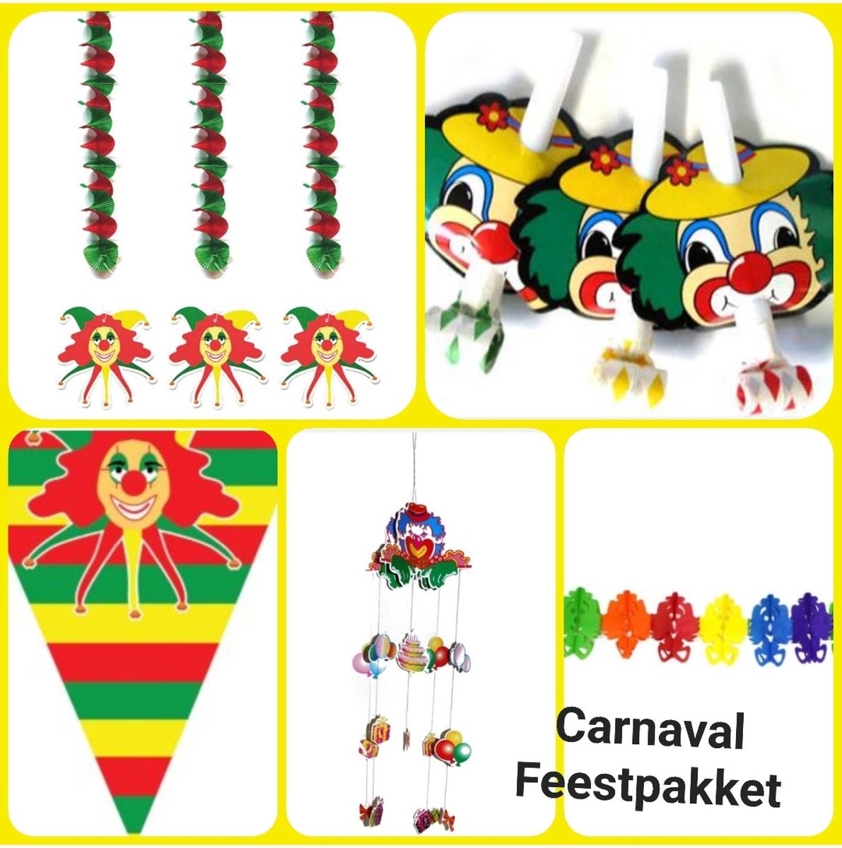 Carnavals Versierpakket, Feest, Versiering, Carnaval | bol.com
